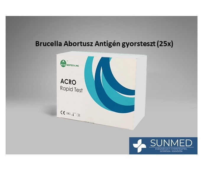 Brucella Abortusz Antigén gyorsteszt (25x) | Sunmed Kft. - Webáruház