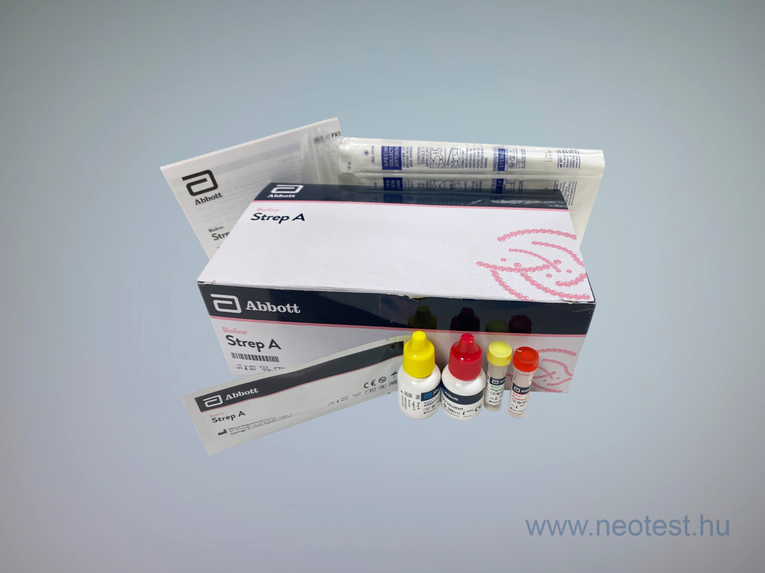 Strep A gyorsteszt (25X) Bioline - Abbott | Sunmed Kft. - Webáruház